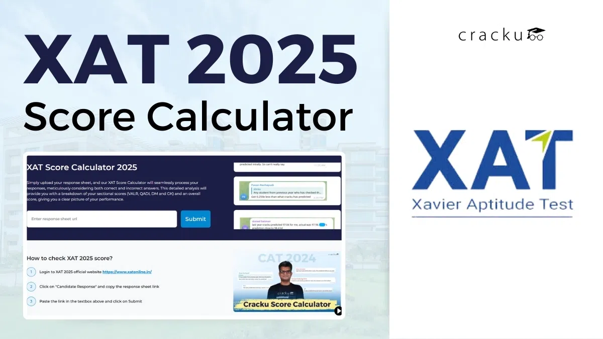 XAT Score Calculator 2025, Predict Your XAT Percentile